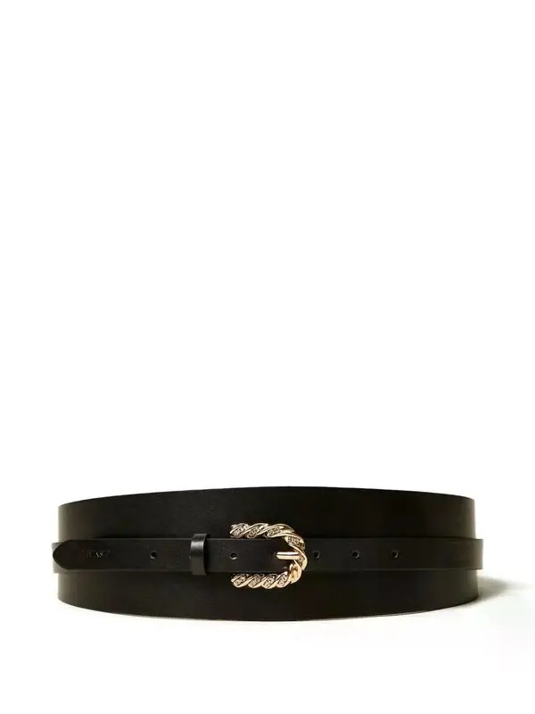 TWINSET Twisted-buckle Belt - Black