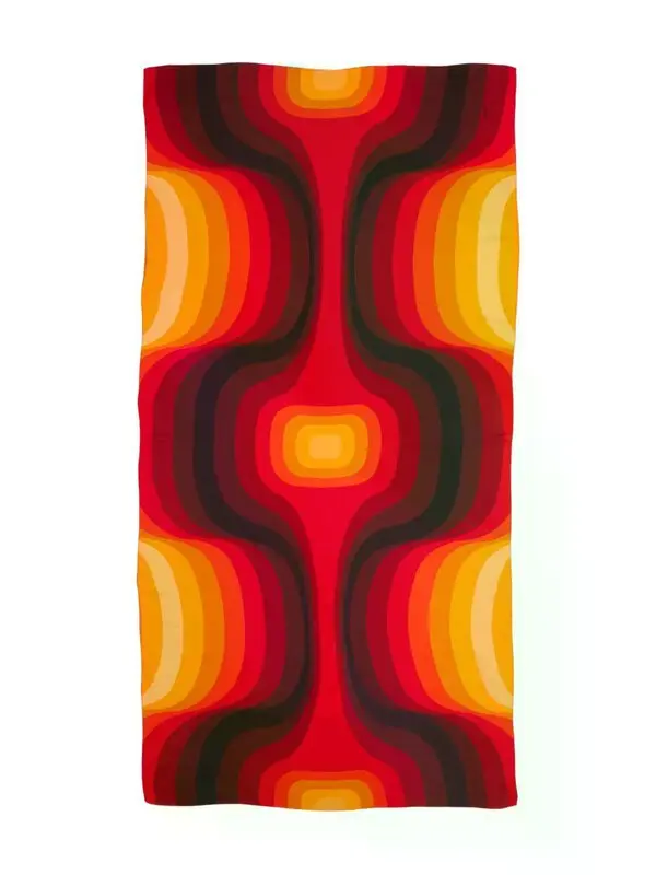 OSKLEN Ipanema Wave-print Scarf - Red