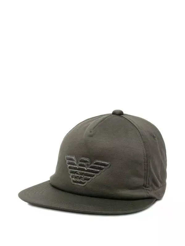 Emporio Armani Logo-patch Cap - Black