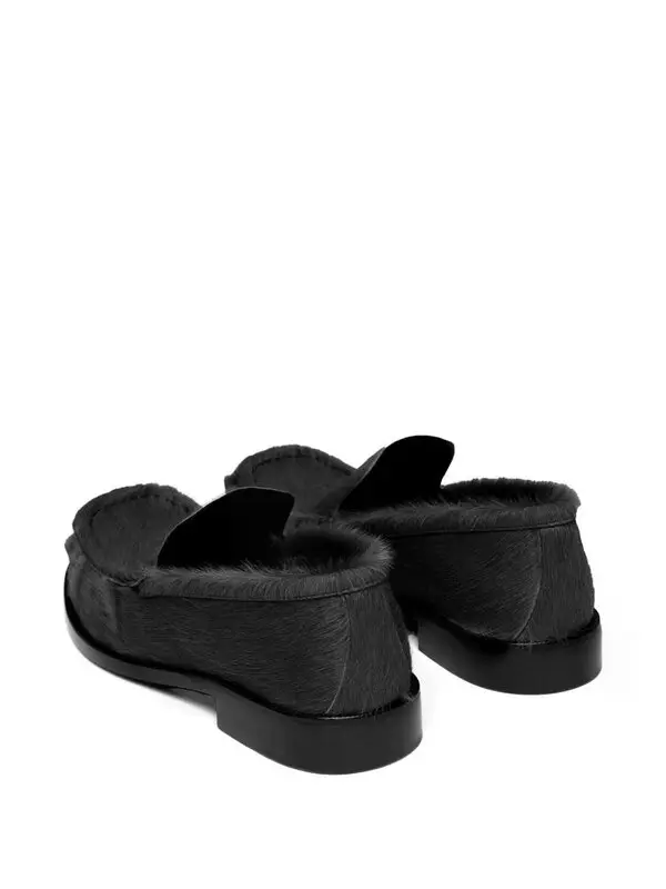 Dries Van Noten Ponyhair Loafers