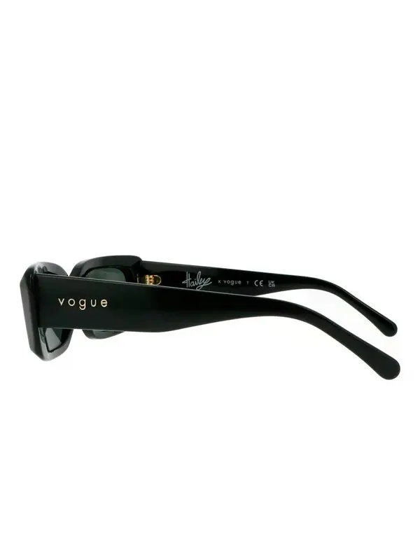 VOGUE EYEWEAR Rectangle-frame Sunglasses - Black