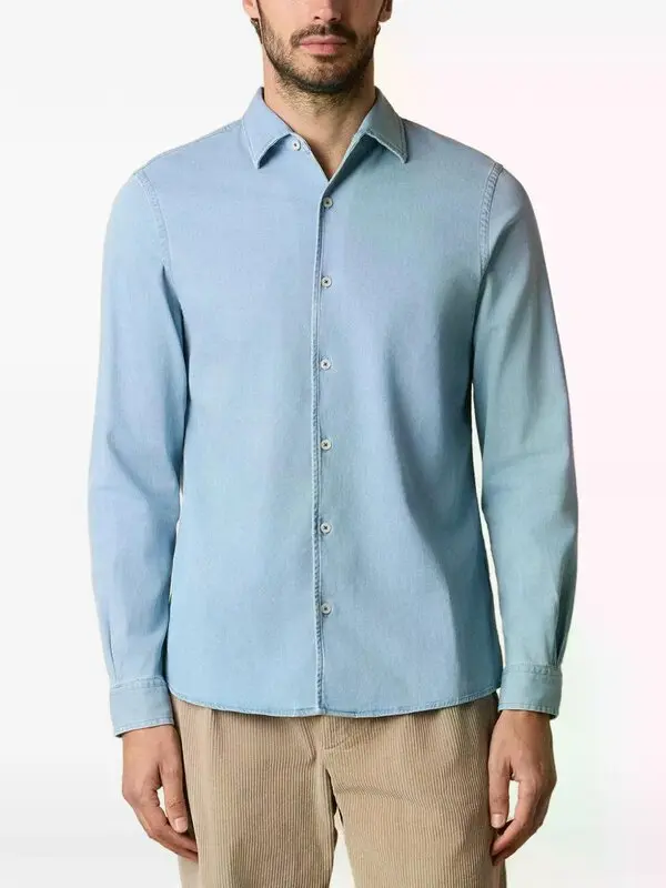 Brooks Brothers Open-collar Denim Shirt