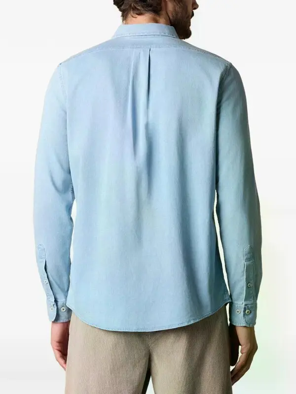 Brooks Brothers Open-collar Denim Shirt