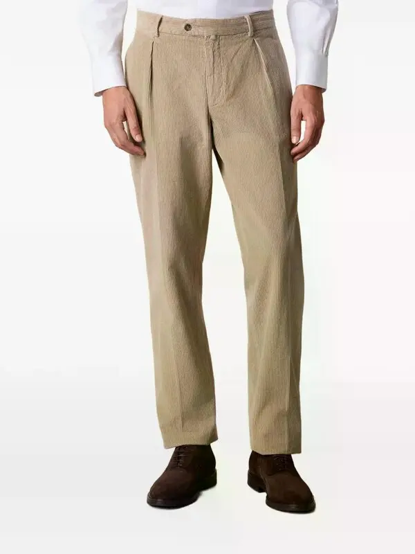 Brooks Brothers Pleated Corduroy Trousers