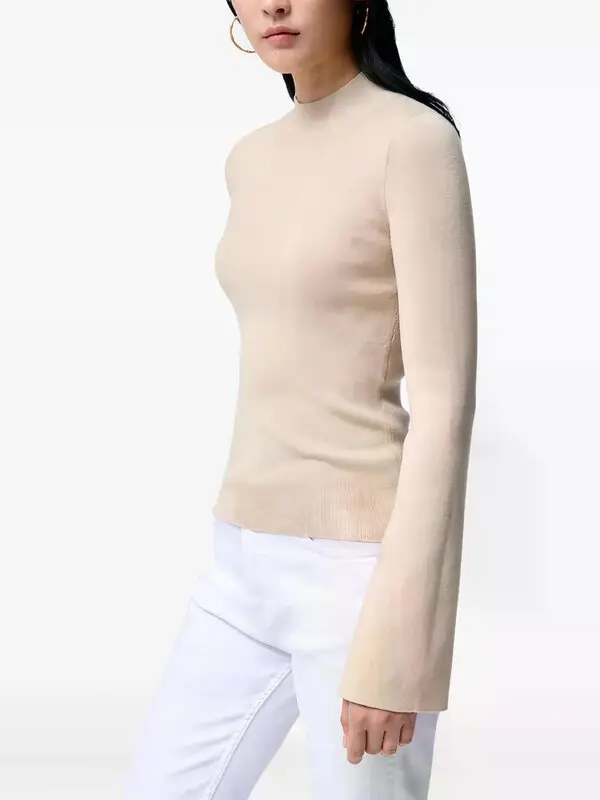 Vanessa Bruno Flared Sleeve High Neck Top