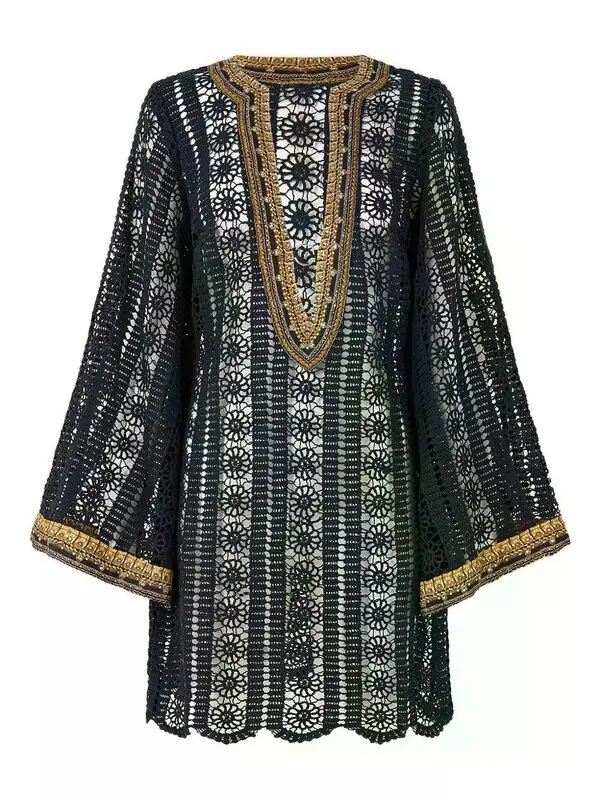 Camilla Lace Deep V-neck Tunic