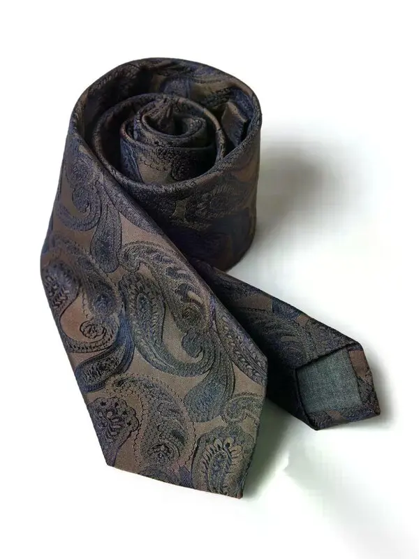 Brunello Cucinelli Jacquard Silk Neck Tie