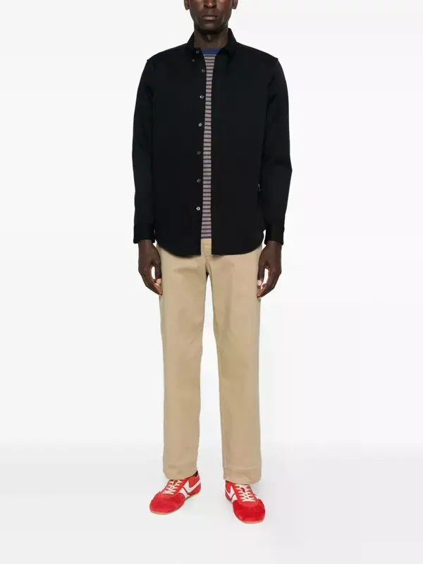 CELLAR DOOR Long-sleeve Cotton Shirt