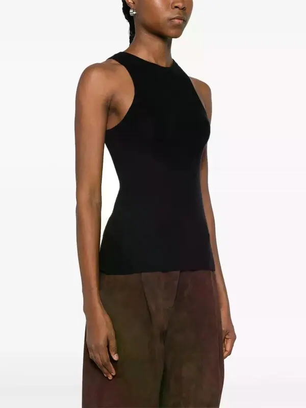 Co Collection Ribbed Tank Top - Black
