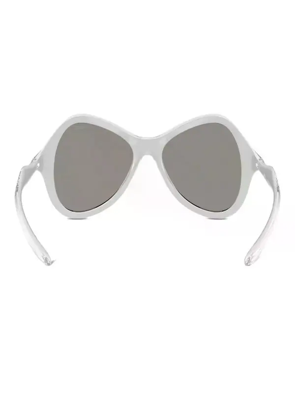 DIESEL® Geometric Frame Sunglasses
