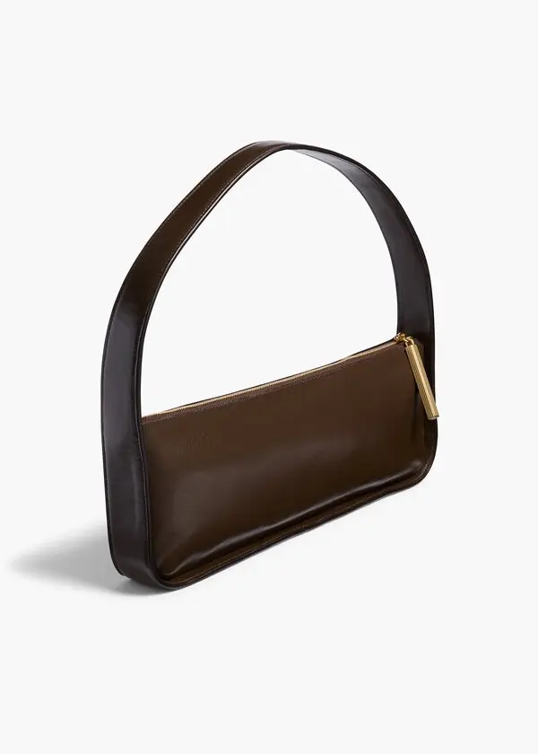 Khaite Lori Baguette In Crackle Patent Leather