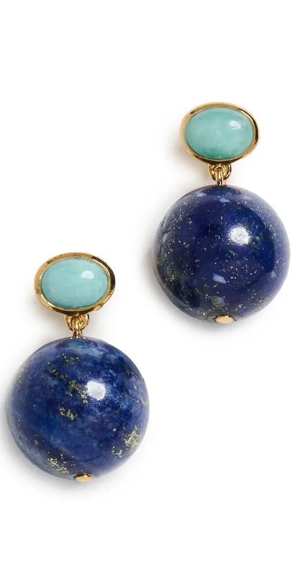 LIZZIE FORTUNATO Umbria Earrings - Blue