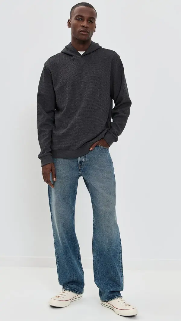 Marine Layer Waffle Knit Hoodie