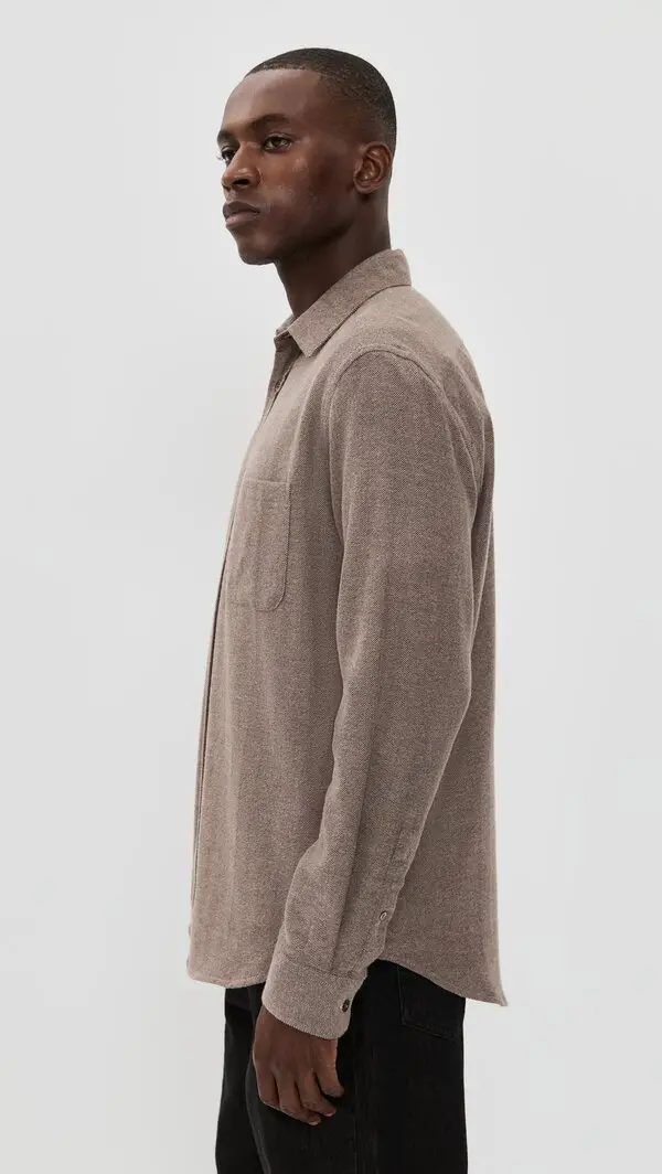 Portuguese Flannel Espiga Cotton Button Down Shirt