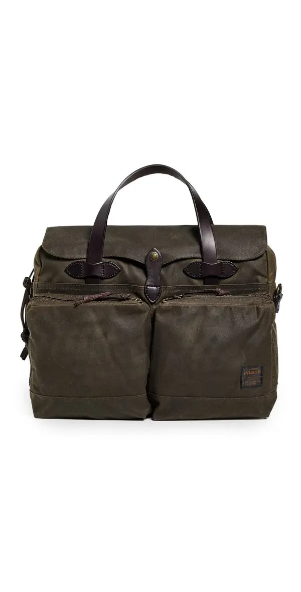 Filson Tin Cloth 24 Hour Briefcase - Otter Green