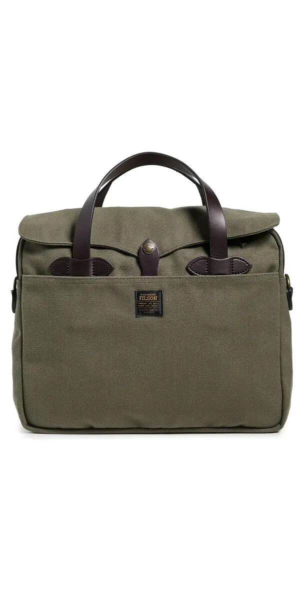 Filson Rugged Twill Briefcase - Otter Green