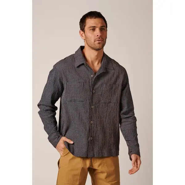 LEISURE LAB Jackson Button Up - Hudson