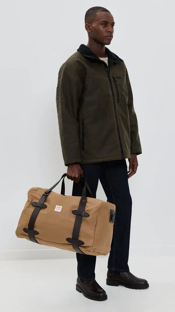 Filson Medium Rugged Twill Duffle Bag - Tan