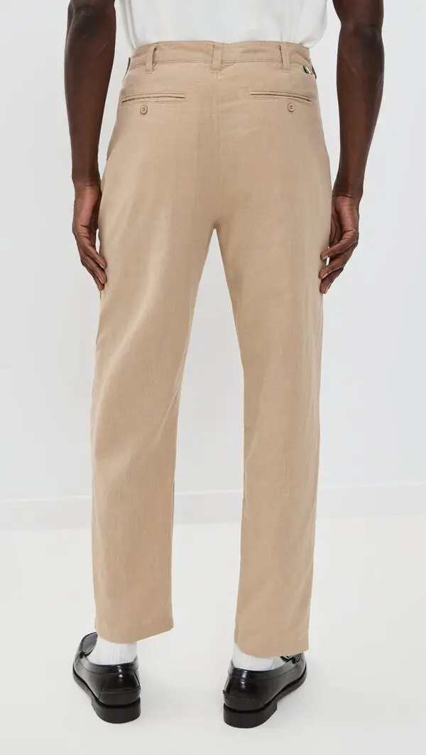 QUIET GOLF Trouser Linen Pants