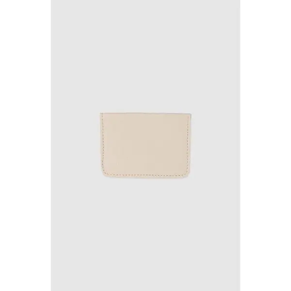 TAH Foldover Wallet - Bone