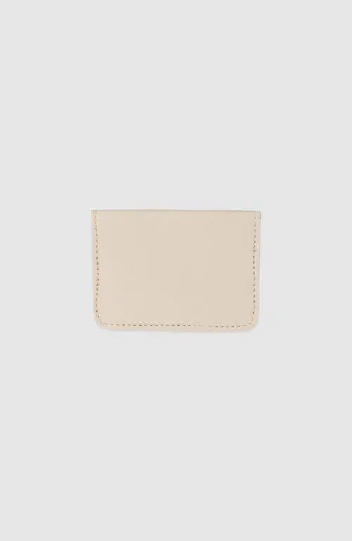 TAH Foldover Wallet - Bone