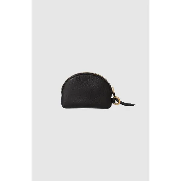 TAH Half Moon Coin Pouch - Black
