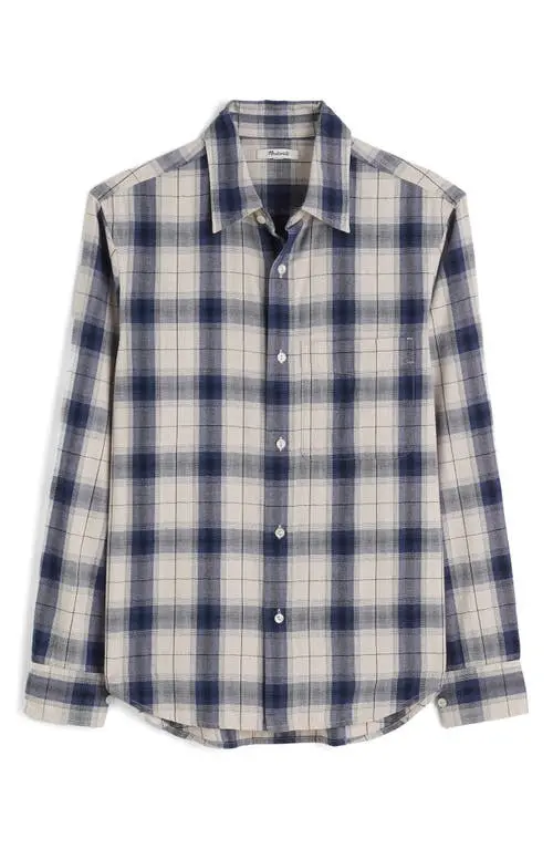 Madewell Lightweight Flannel Button Up Shirt