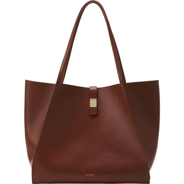 LANVIN Concerto Arpège Leather Tote Bag