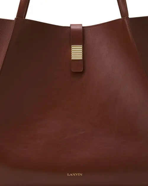LANVIN Concerto Arpège Leather Tote Bag