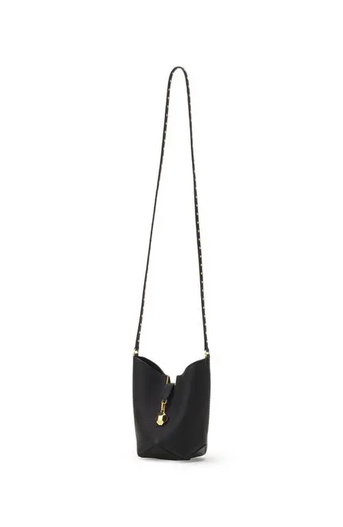 LANVIN Catch Nano Leather Bucket Bag