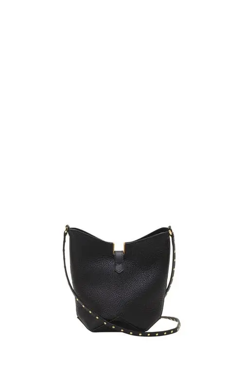 LANVIN Catch Nano Leather Bucket Bag