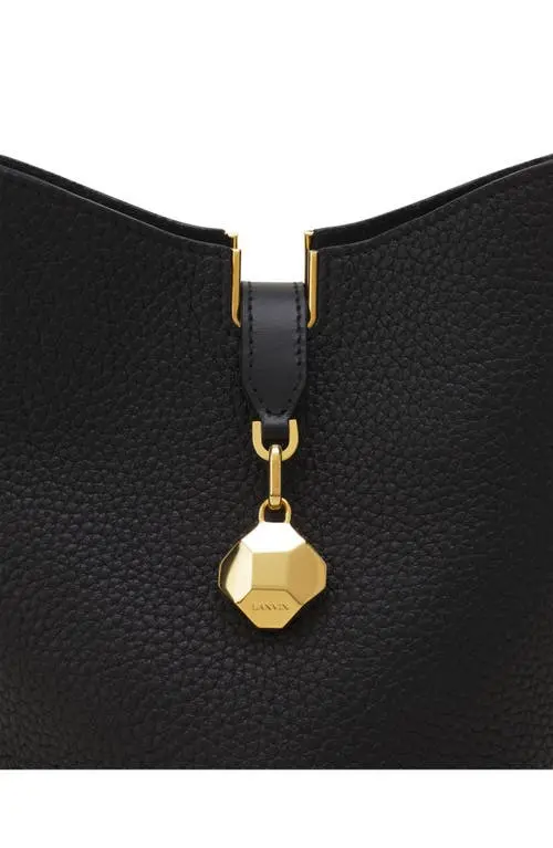 LANVIN Catch Nano Leather Bucket Bag