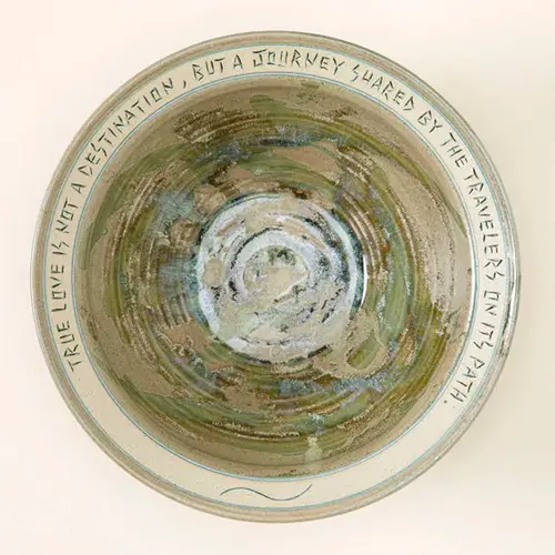 UNCOMMON GOODS Journey Of True Love Serving Bowl