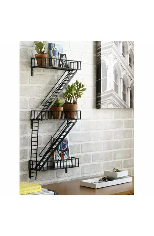 UNCOMMON GOODS Fire Escape Shelf Design Ideas