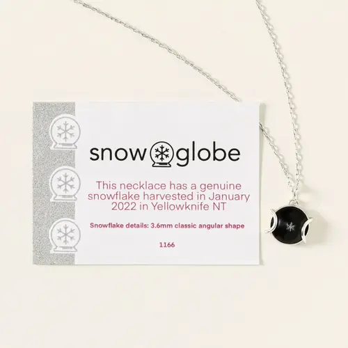 UNCOMMON GOODS Snowflake Pendant Necklace