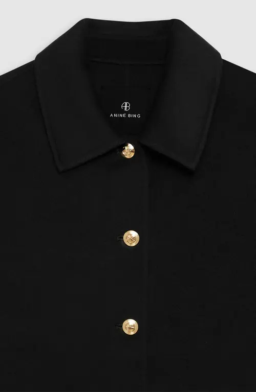 ANINE BING Luca Cashmere Blend Jacket - Black