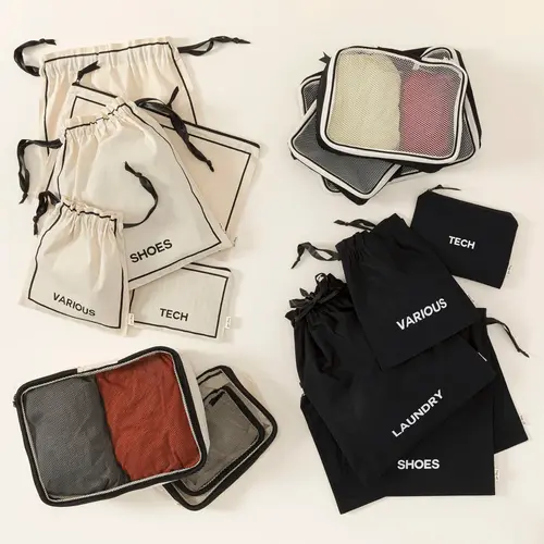 UNCOMMON GOODS Deluxe Packing Travel Set - Black