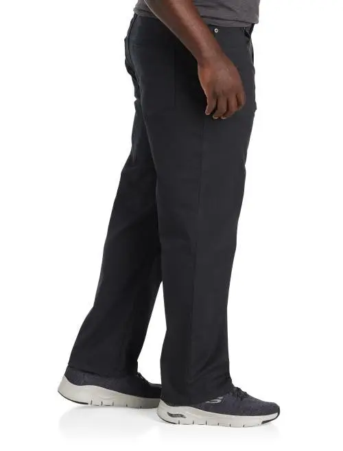 TRUE NATION BY DXL Loose-fit Stretch Jeans - Black