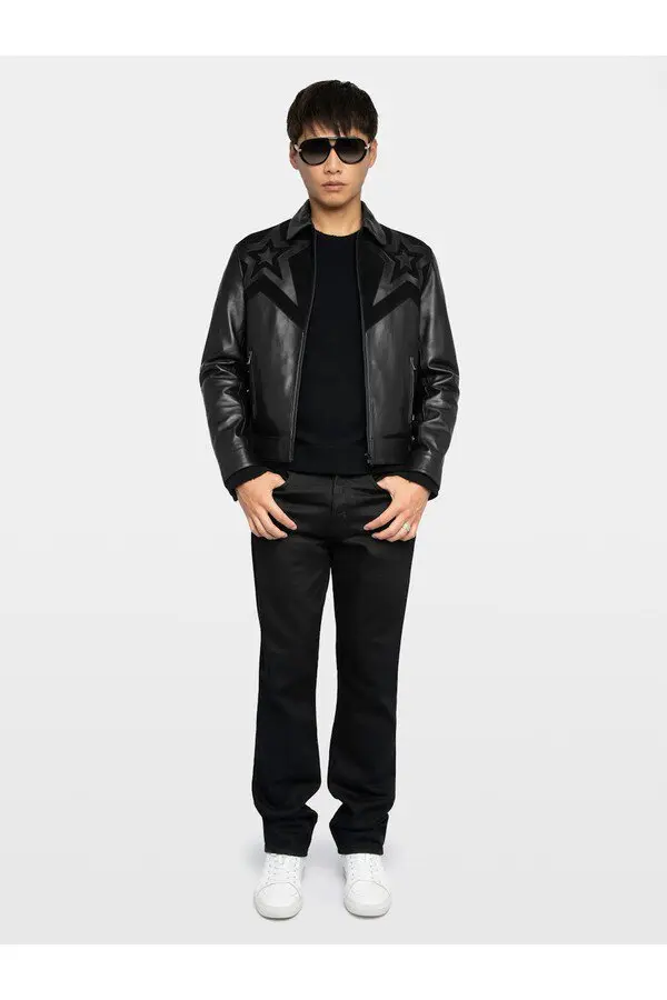 Zadig&Voltaire Locky Star Leather Jacket