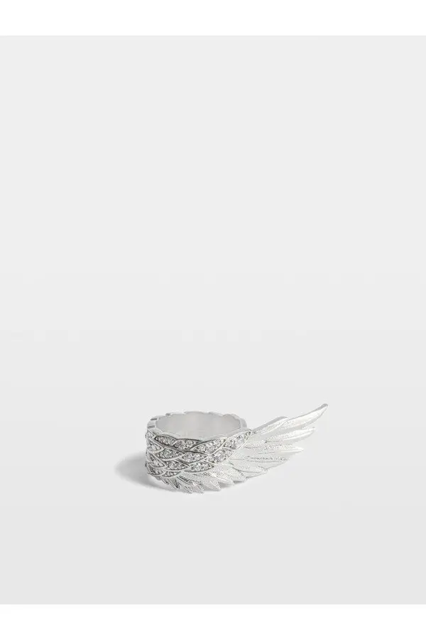 Zadig&Voltaire Rock Feather Spread Ring - Natural
