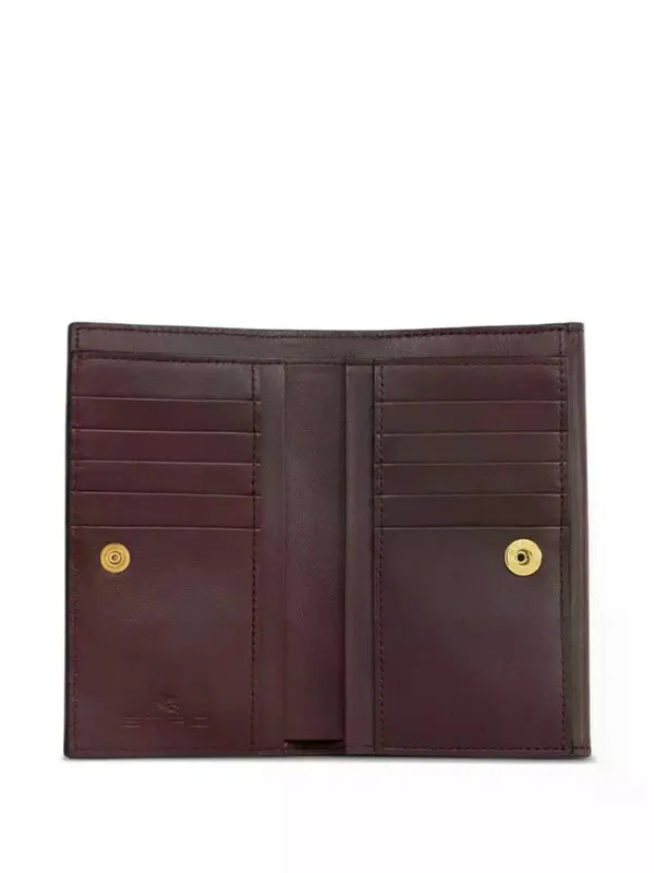 Etro Pegasus Buckle Wallet - Red