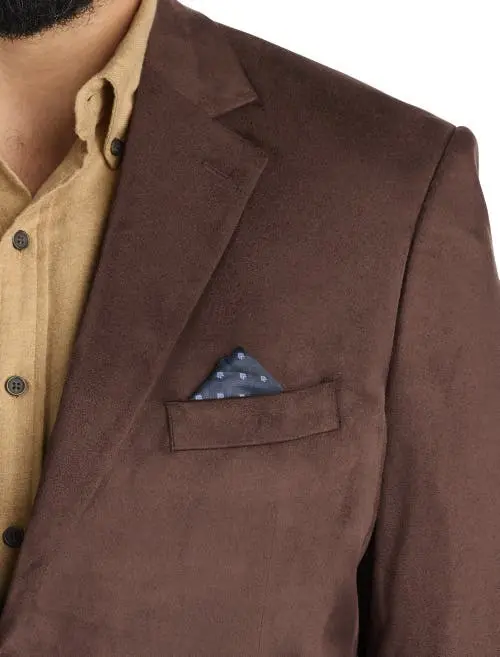OAK HILL BY DXL Faux-suede Sport Coat