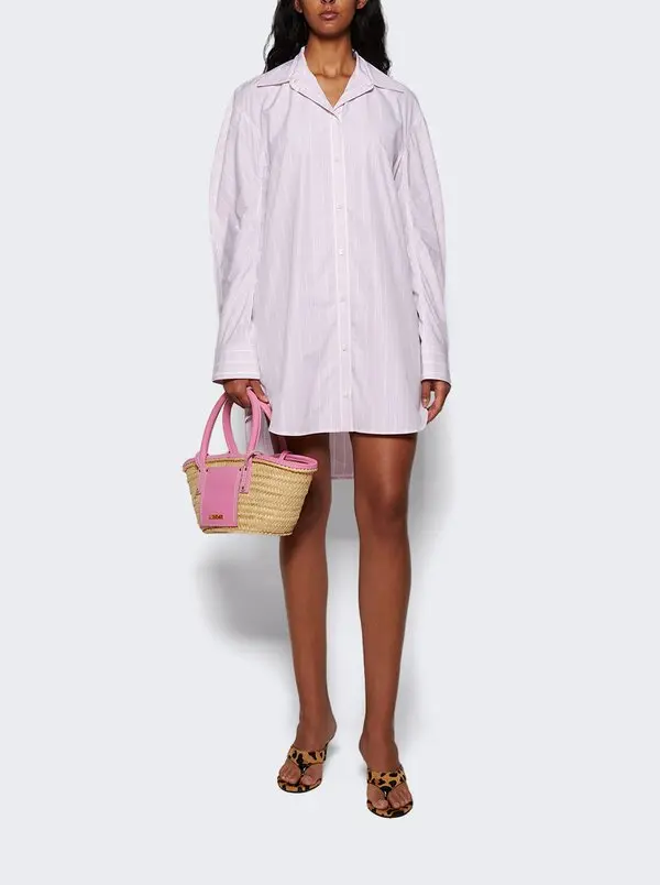 Jacquemus Ovalo Shirt Dress - Pink