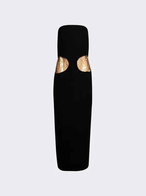 Christopher Esber Borough Strapless Gown - Black