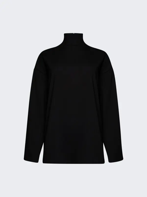 Wardrobe.NYC Opaque Lounge Top - Black