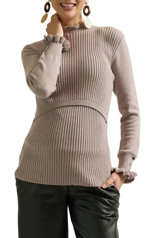 CACHE COEUR Dorothée Maternity & Nursing Sweater