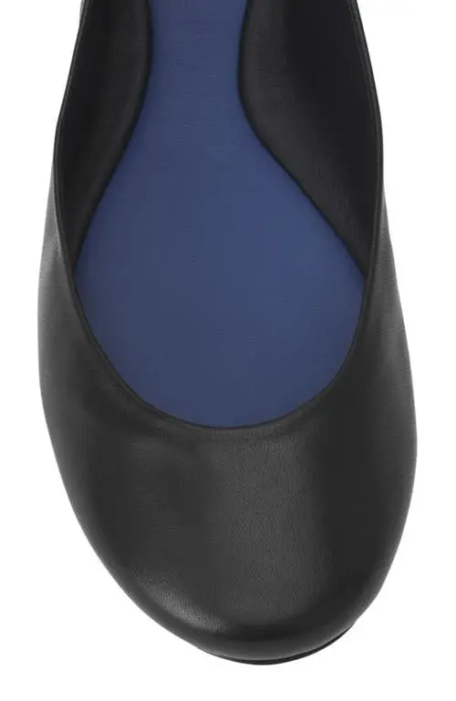 LANVIN Ballerina Flat In Leather - Black
