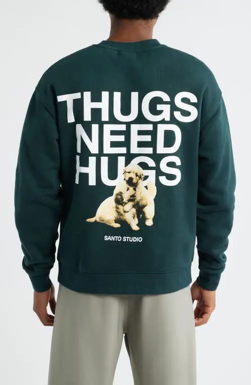SANTO STUDIO Graphic Sweatshirt - Pine
