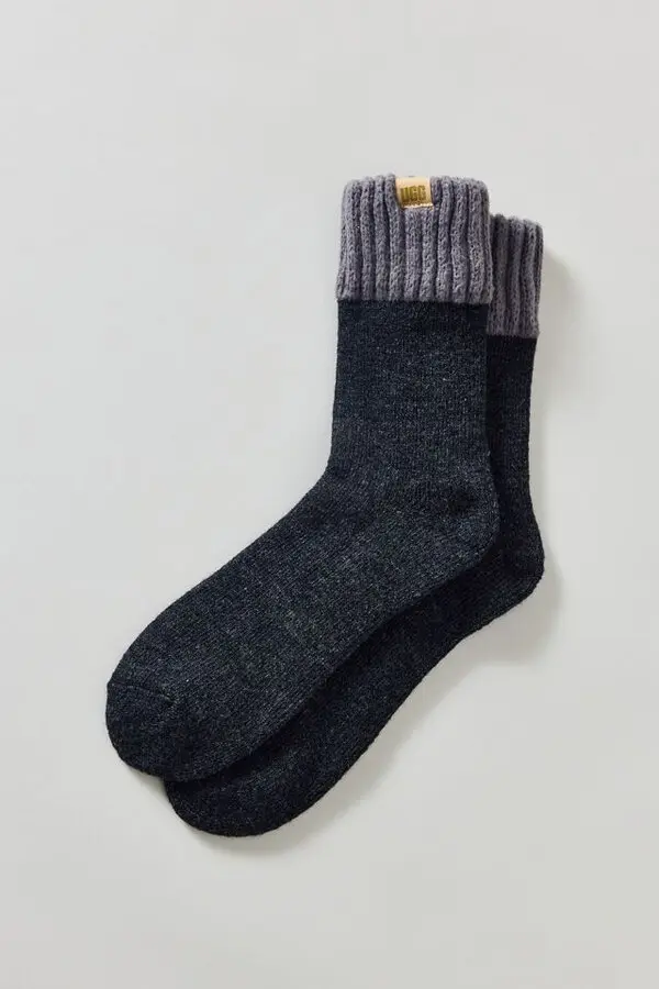 UGG Camdyn Cozy Crew Sock - Tar/charcoal