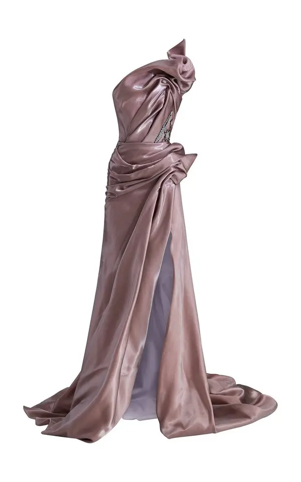 Maticevski Contentment Duchess Satin Gown - Pink